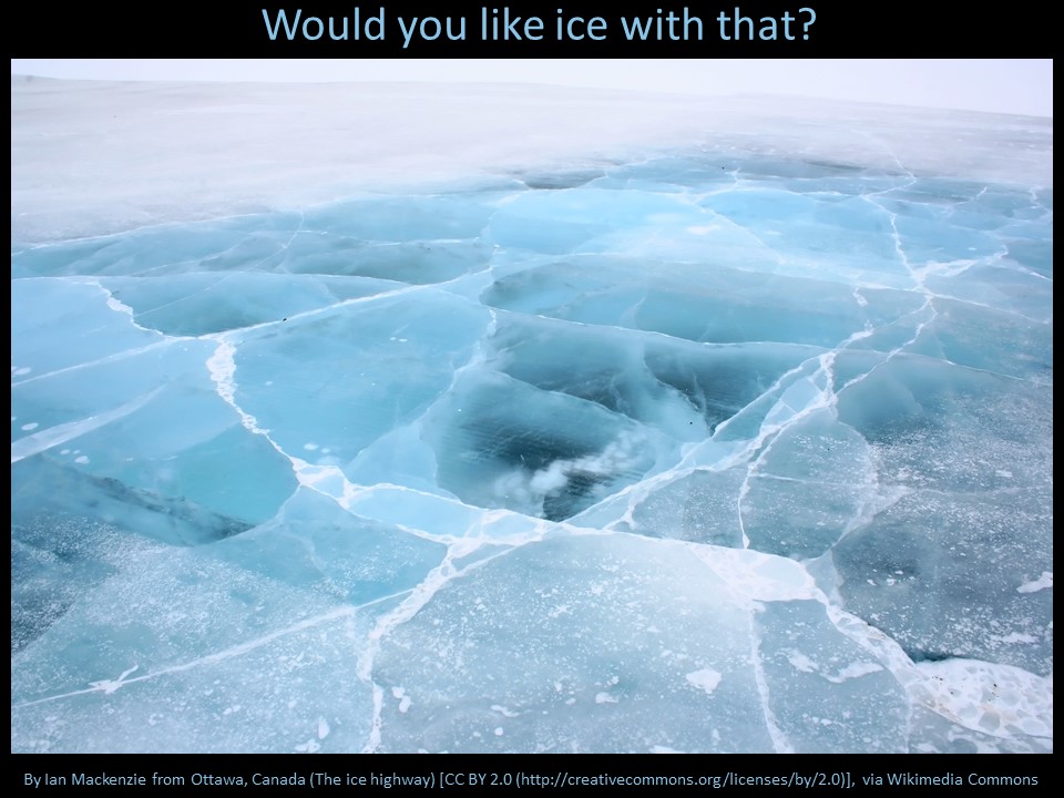Would you like ice with that? – Norah Colvin