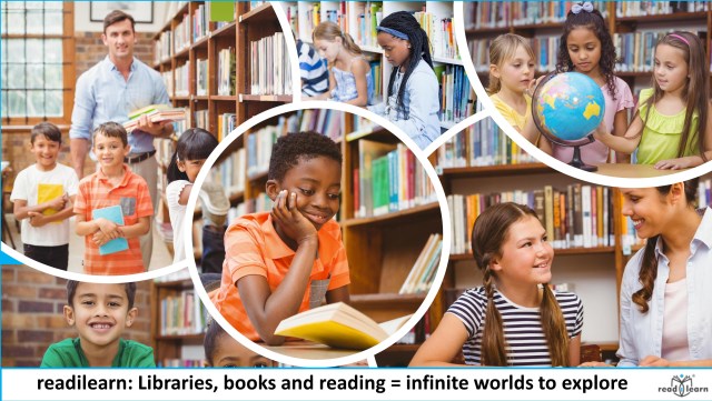 readilearn: Libraries, books and reading = infinite worlds to explore ...