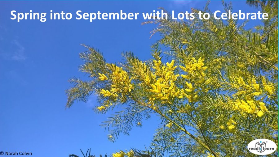 Spring into September with Lots to Celebrate – readilearn | Norah Colvin